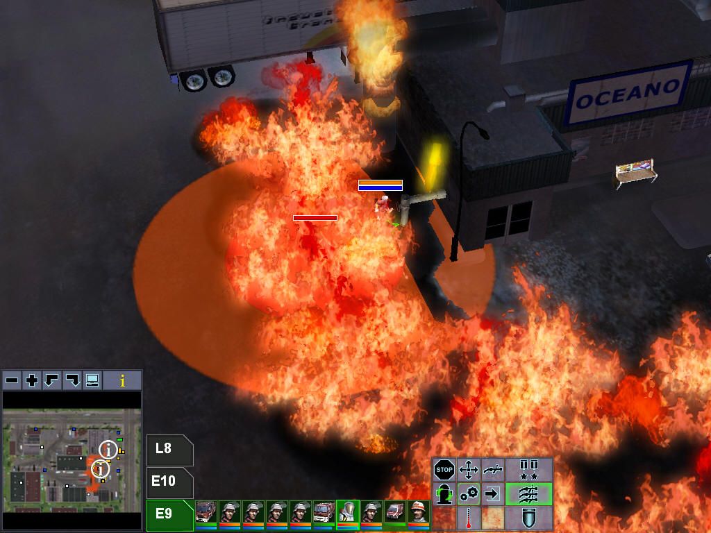 Screenshot of Firefighter Command: Raging Inferno (Windows, 2004 ...
