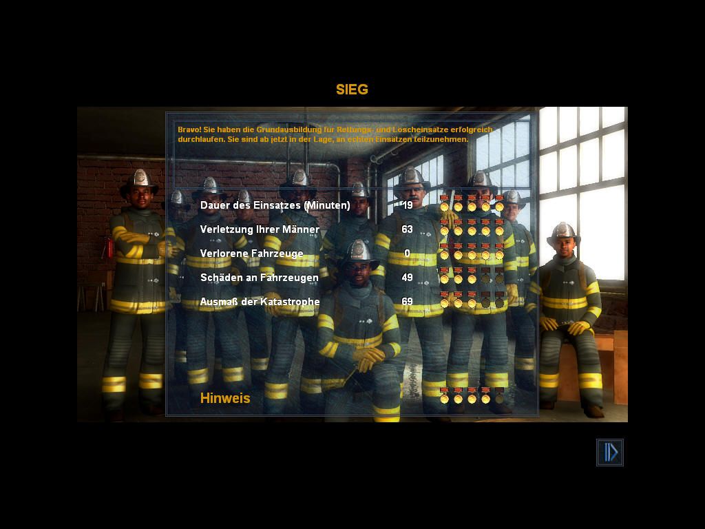 Screenshot of Firefighter Command: Raging Inferno (Windows, 2004 ...