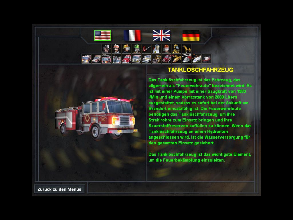 Screenshot of Firefighter Command: Raging Inferno (Windows, 2004 ...