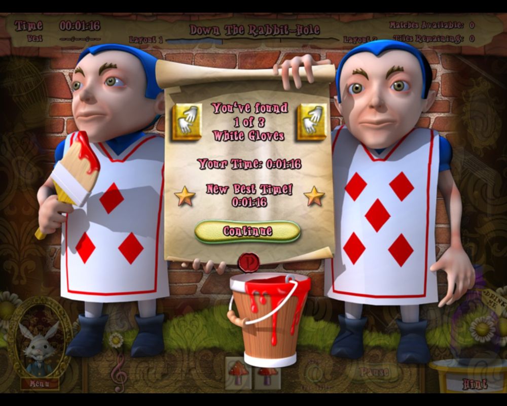 Screenshot of Alice's Magical Mahjong (Windows, 2008) - MobyGames