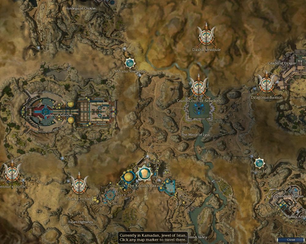 Screenshot of Guild Wars: Nightfall (Windows, 2006) - MobyGames