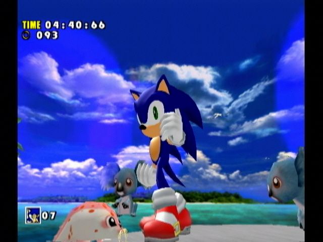 Screenshot of Sonic Adventure DX (Director's Cut) (GameCube, 2003 ...