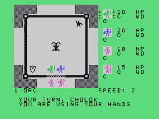 Screenshot of Tunnels of Doom (TI-99/4A, 1982) - MobyGames