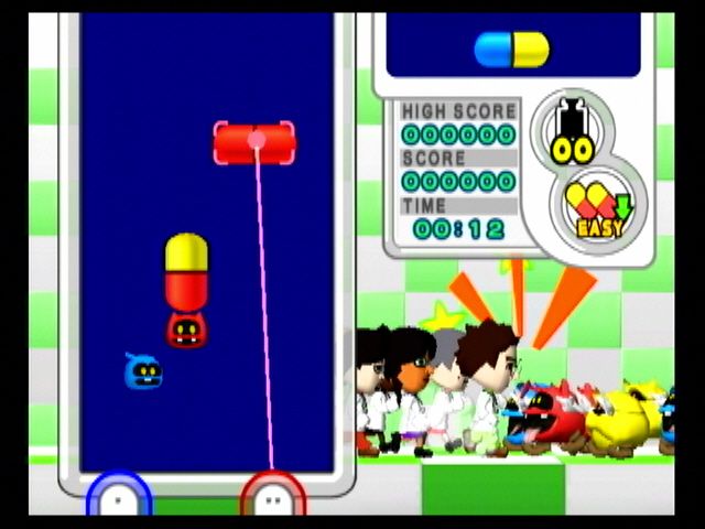 Screenshot of Dr. Mario Online Rx (Wii, 2008) - MobyGames