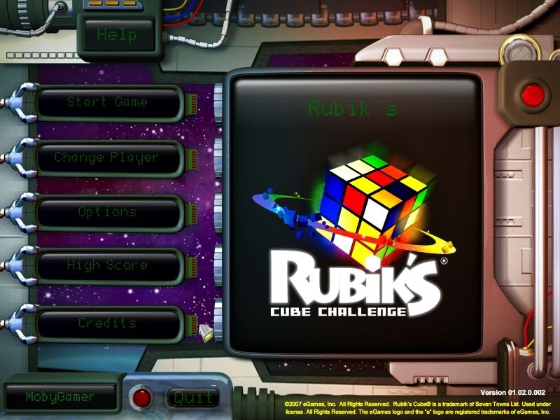 Screenshot of Rubik's Cube Challenge (Windows, 2007) - MobyGames