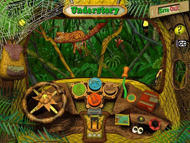 Screenshot of Scholastic's The Magic School Bus Explores the Rainforest ...