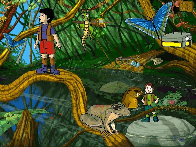 Screenshot of Scholastic's The Magic School Bus Explores the Rainforest ...