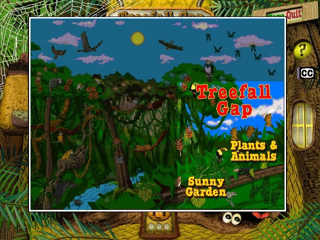 Screenshot of Scholastic's The Magic School Bus Explores the Rainforest ...