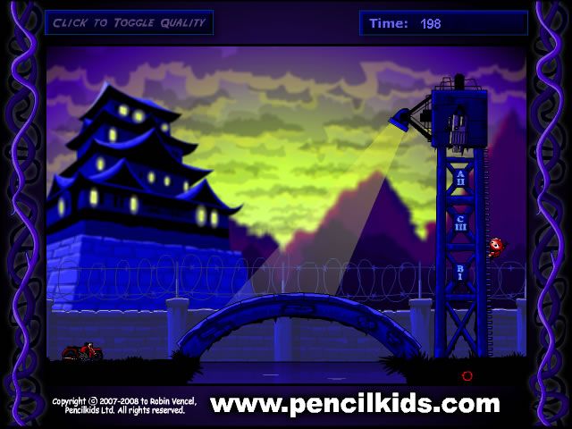 Screenshot of Bowja the Ninja 2: In Bigman's Compound (Browser, 2008 ...