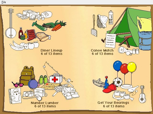 Screenshot of Reader Rabbit's Kindergarten (Windows, 1997) - MobyGames