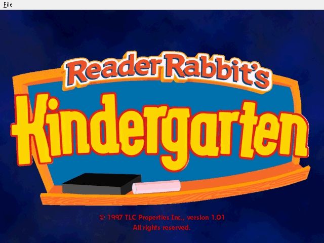 Reader Rabbit's Kindergarten screenshots - MobyGames