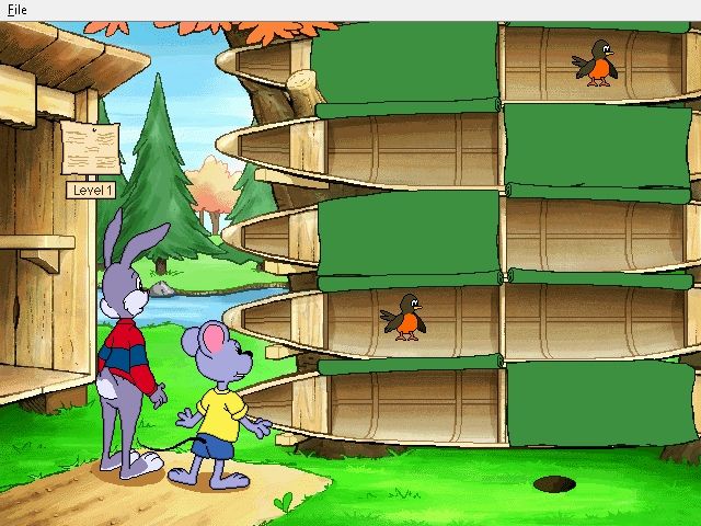 Screenshot of Reader Rabbit's Kindergarten (Windows, 1997) - MobyGames