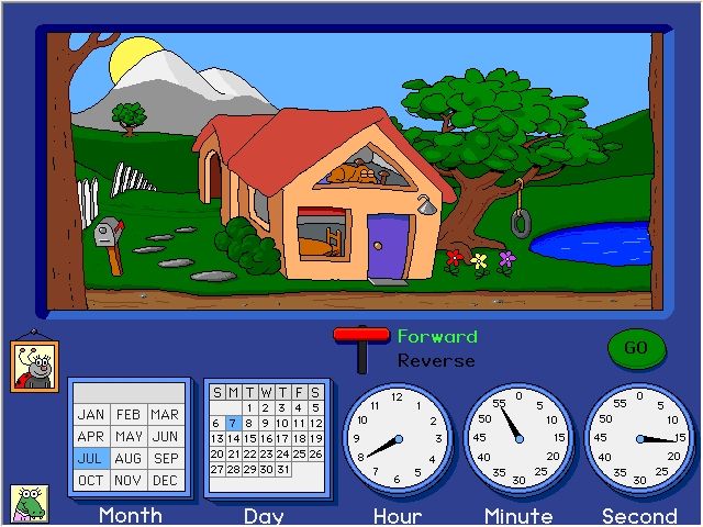 Screenshot of Trudy's Time and Place House (Windows, 1995) - MobyGames