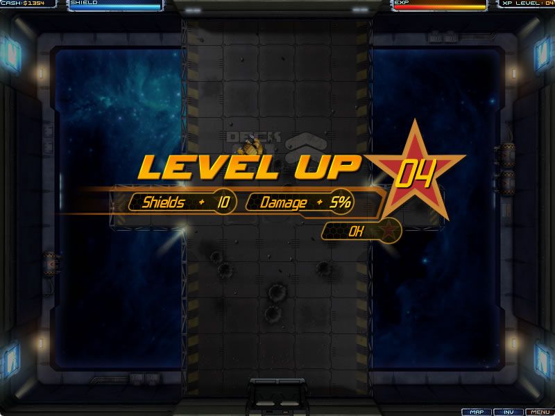 Screenshot of Robokill: Titan Prime (Browser, 2008) - MobyGames