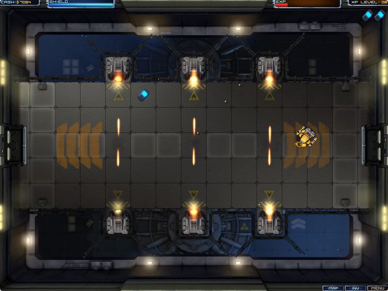Screenshot of Robokill: Titan Prime (Browser, 2008) - MobyGames