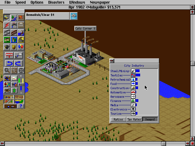 Screenshot of SimCity 2000 (DOS, 1993) - MobyGames