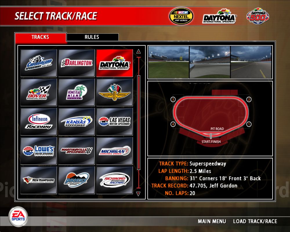 Screenshot of NASCAR SimRacing (Windows, 2005) - MobyGames