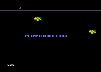 Meteorites (1984) - MobyGames