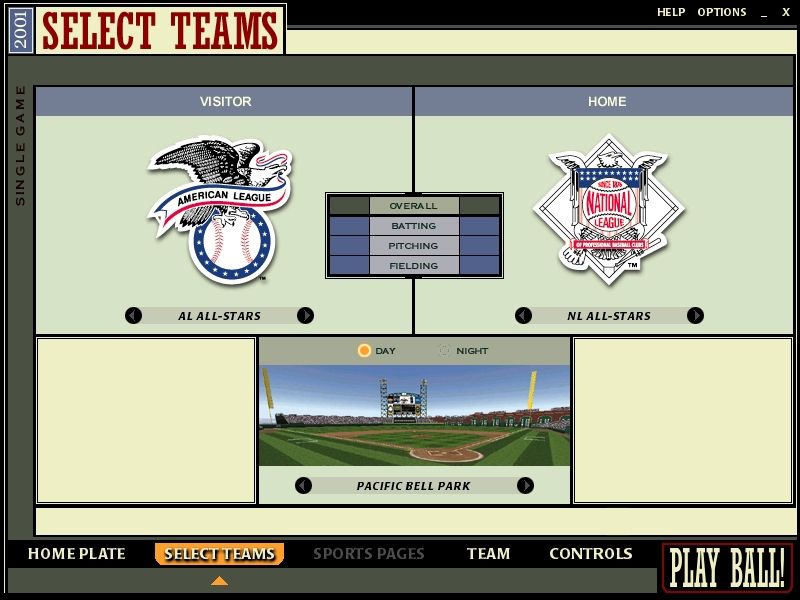 Screenshot of Microsoft Baseball 2001 (Windows, 2000) - MobyGames