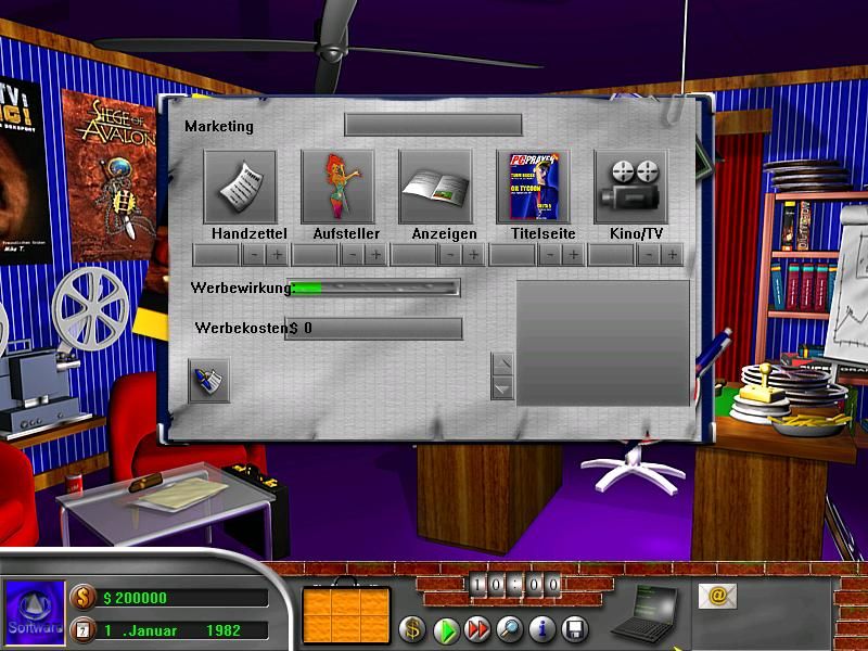 Screenshot of Software Tycoon: Der Spielemanager (Windows, 2001) - MobyGames