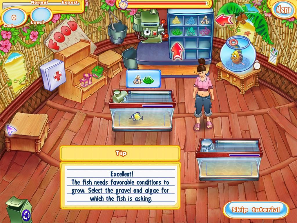 Screenshot of Jenny's Fish Shop (Windows, 2008) - MobyGames