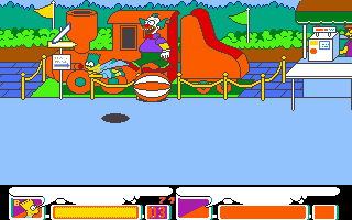Screenshot of The Simpsons (DOS, 1991) - MobyGames