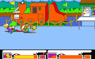Screenshot of The Simpsons (DOS, 1991) - MobyGames