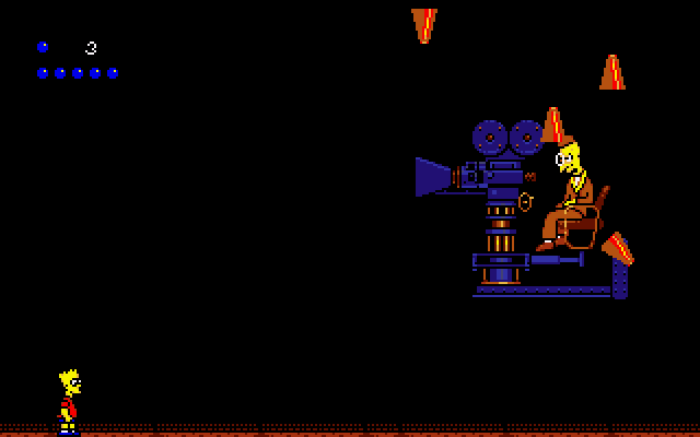 Screenshot of The Simpsons: Bart vs. the World (Amiga, 1991) - MobyGames