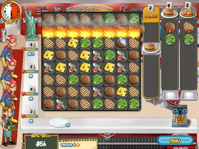 Screenshot of Restaurant Rush (Windows, 2008) - MobyGames