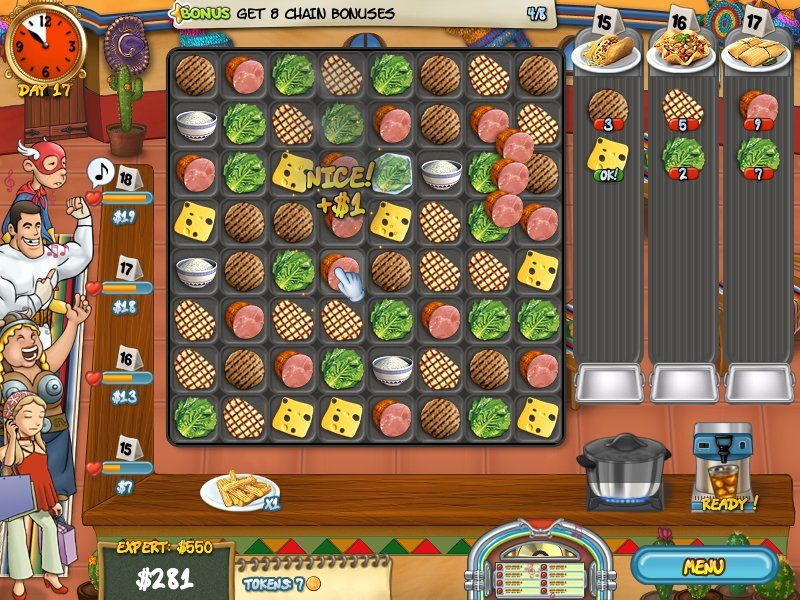 Screenshot of Restaurant Rush (Windows, 2008) - MobyGames
