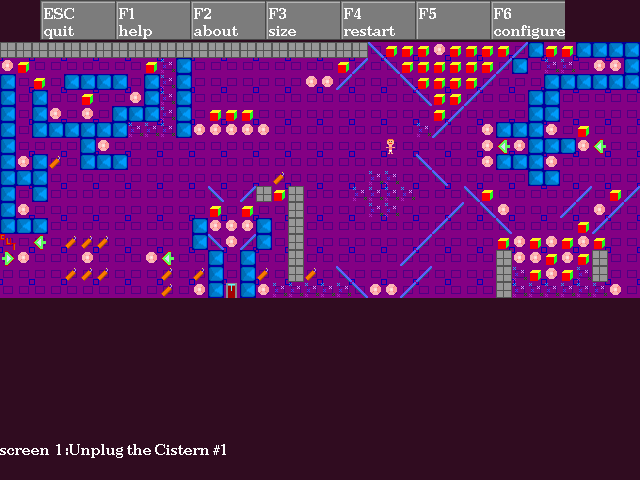 Screenshot of Wanderer (DOS, 1988) - MobyGames