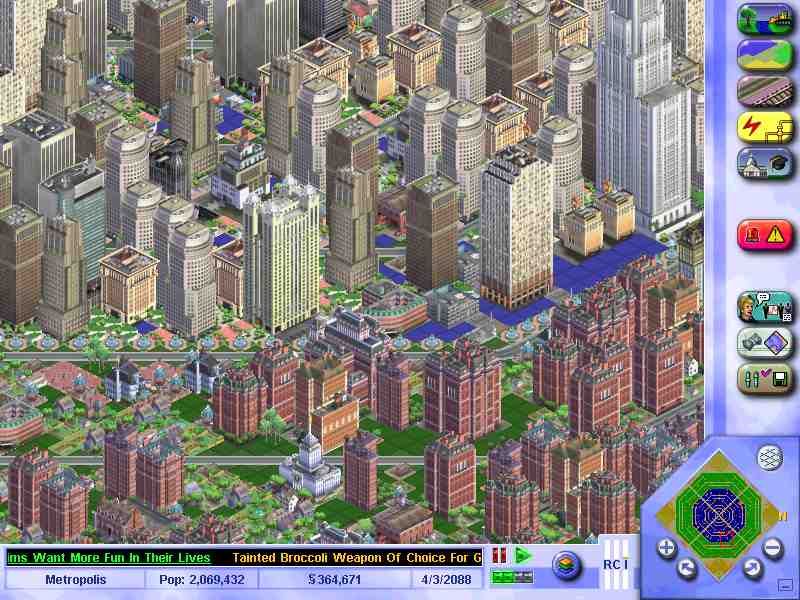 Screenshot of SimCity 3000 (Windows, 1999) - MobyGames