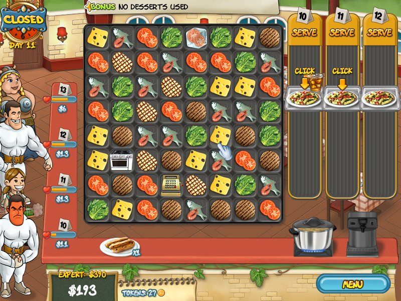 Screenshot of Restaurant Rush (Windows, 2008) - MobyGames