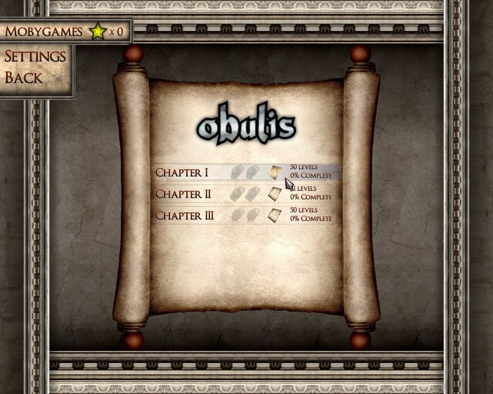 Screenshot of Obulis (Windows, 2008) - MobyGames