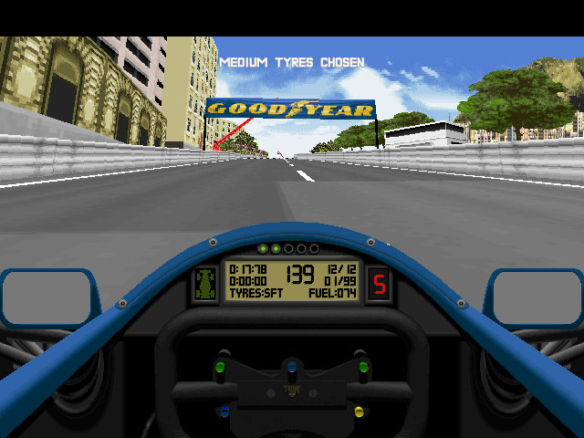 Screenshot of Power F1 (DOS, 1996) - MobyGames