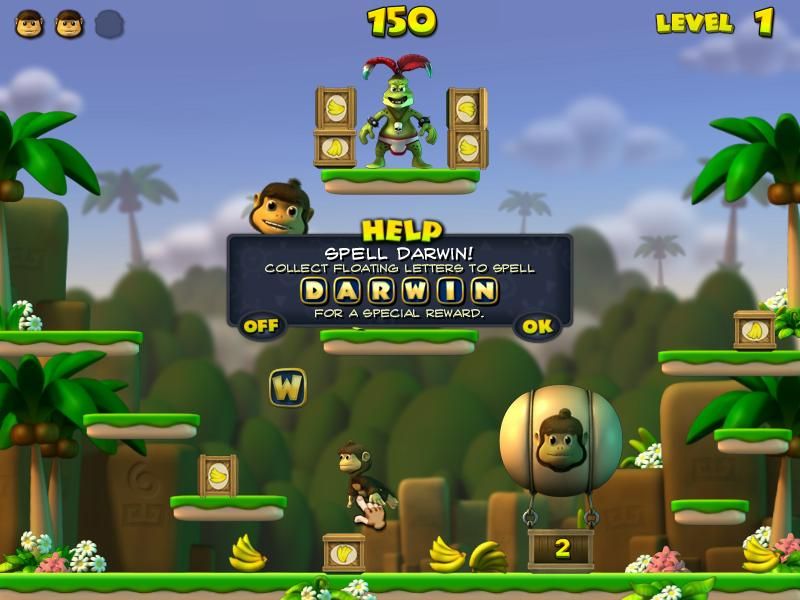 Screenshot of Darwin the Monkey (Windows, 2007) - MobyGames