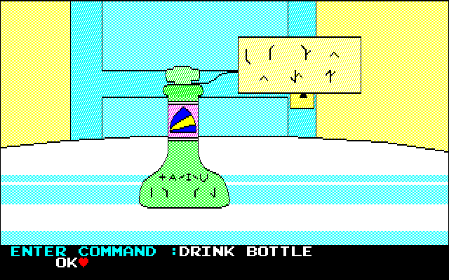 Screenshot of Alice: Adventures in Wonderland (PC-88, 1984) - MobyGames