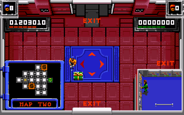 Screenshot of Smash T.V. (Amiga, 1990) - MobyGames