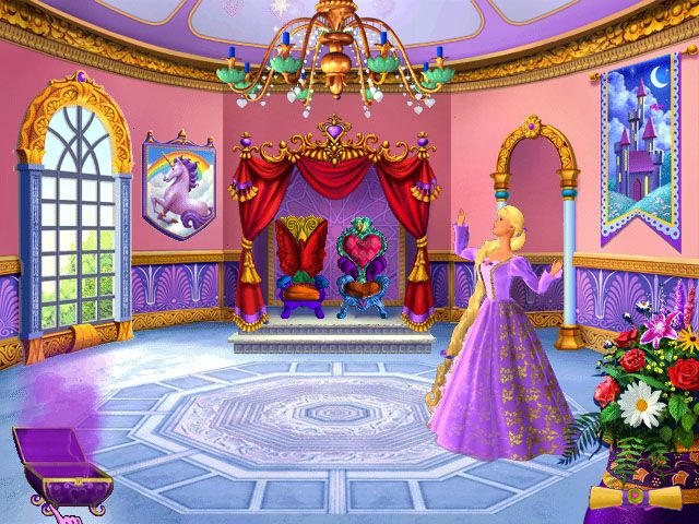 Screenshot of Barbie as Rapunzel: A Creative Adventure (Windows, 2002 ...