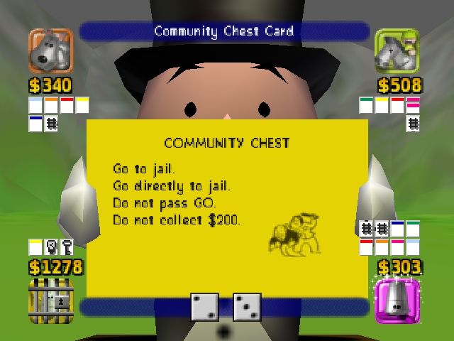 Screenshot of Monopoly (Nintendo 64, 1999) - MobyGames