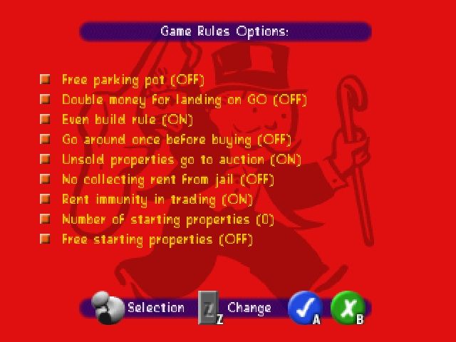 Screenshot of Monopoly (Nintendo 64, 1999) - MobyGames