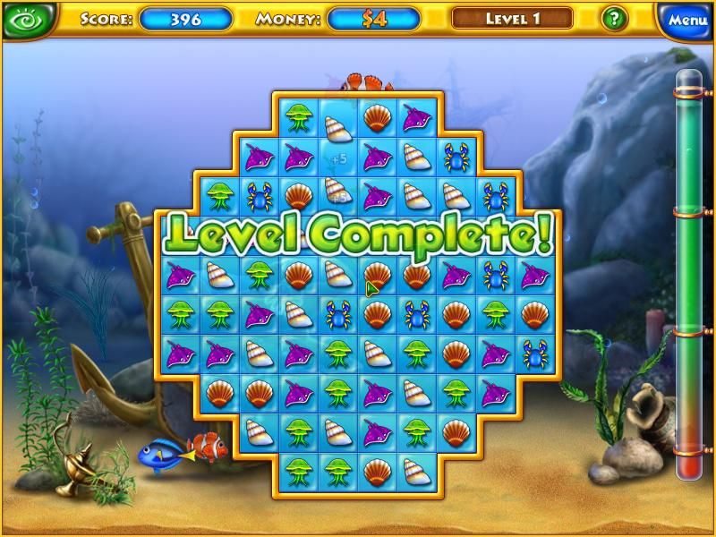 Screenshot of Fishdom (Windows, 2008) - MobyGames
