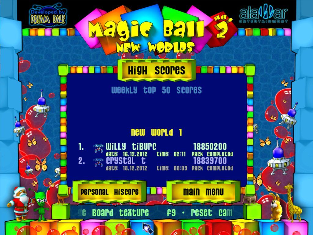 Screenshot of Magic Ball 2: New Worlds (Windows, 2005) - MobyGames