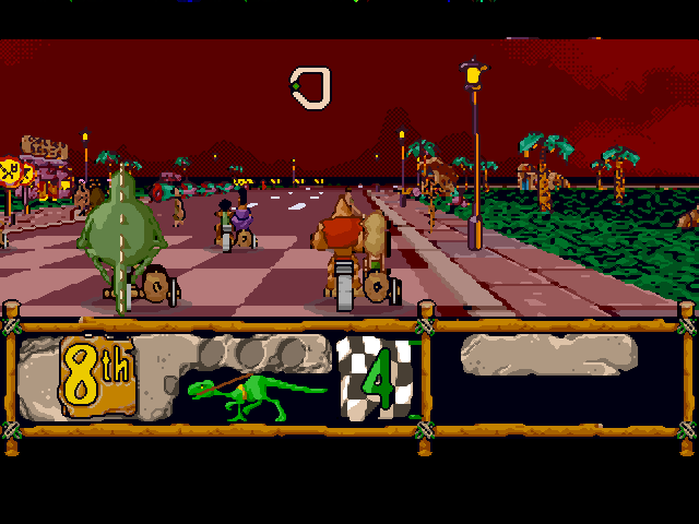 Screenshot of BC Racers (3DO, 1994) - MobyGames