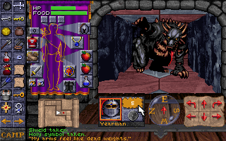 Screenshot of Dungeon Hack (DOS, 1993) - MobyGames