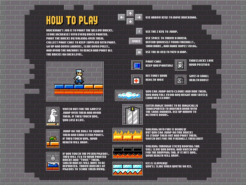 Screenshot of Brickman! (Windows, 2003) - MobyGames