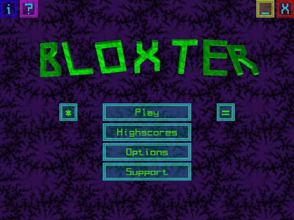 Bloxter screenshots - MobyGames