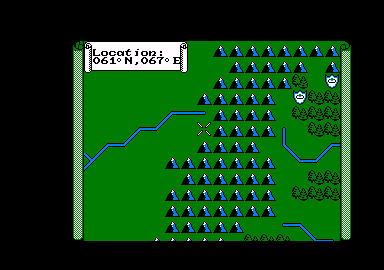 Screenshot of J.R.R. Tolkien's War in Middle Earth (Amstrad CPC, 1989 ...