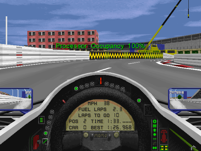 Screenshot of Grand Prix II (DOS, 1996) - MobyGames