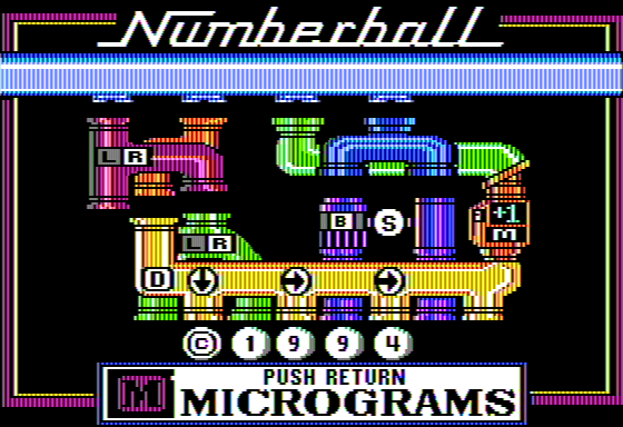Numberball (1994) - MobyGames